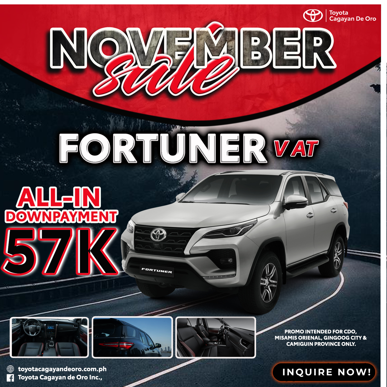 NOVEMBER PROMO | Toyota Cagayan de Oro, Inc.