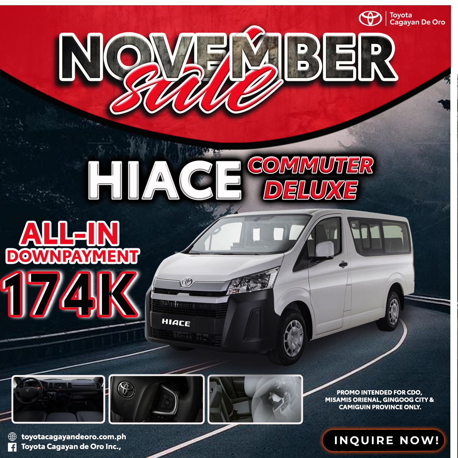 NOVEMBER PROMO | Toyota Cagayan de Oro, Inc.